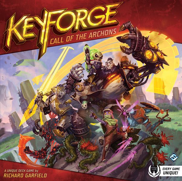 Reseña : Keyforge forjando con ámbar - Muevecubos